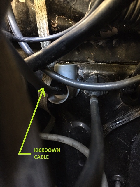 Kick down cable adjustment procedure | The Ranger Station
