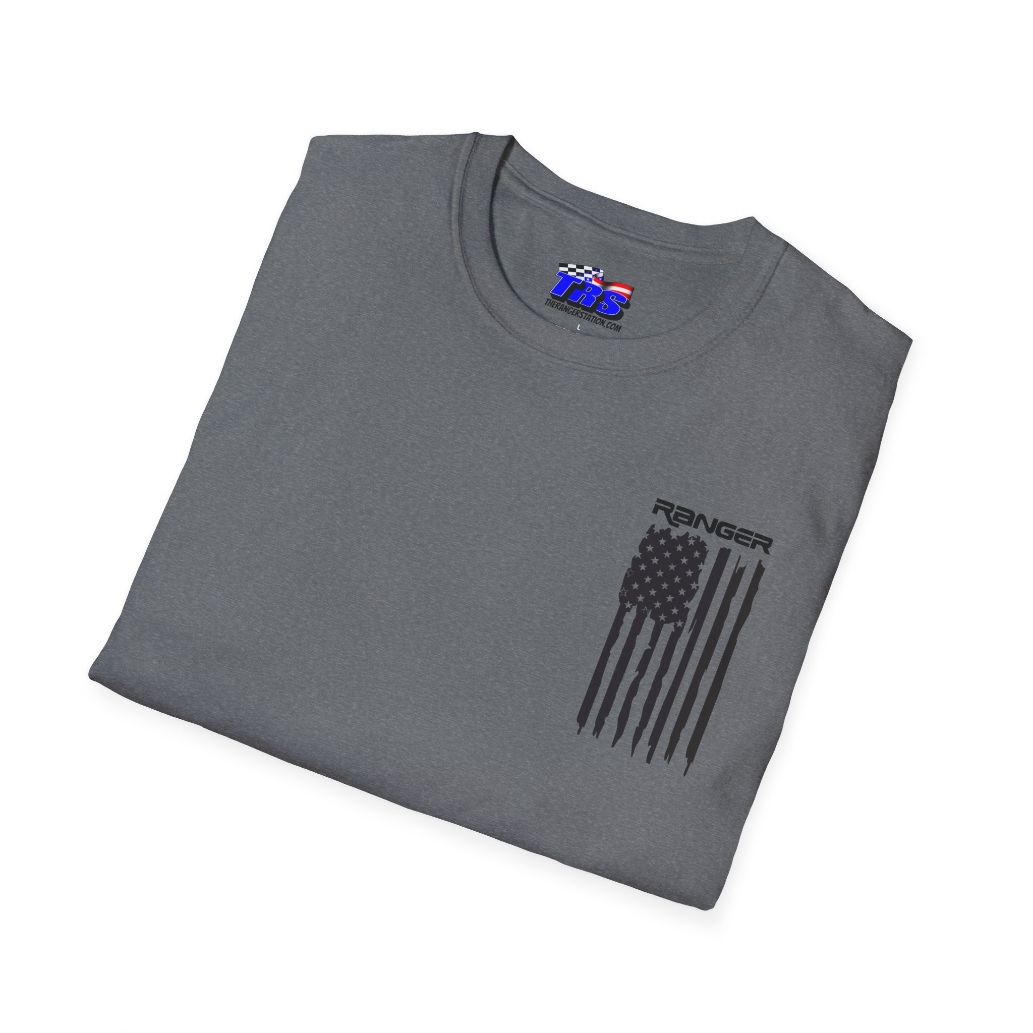 Ranger With Flag Softstyle T-Shirt (Multi Color) - The Ranger Station
