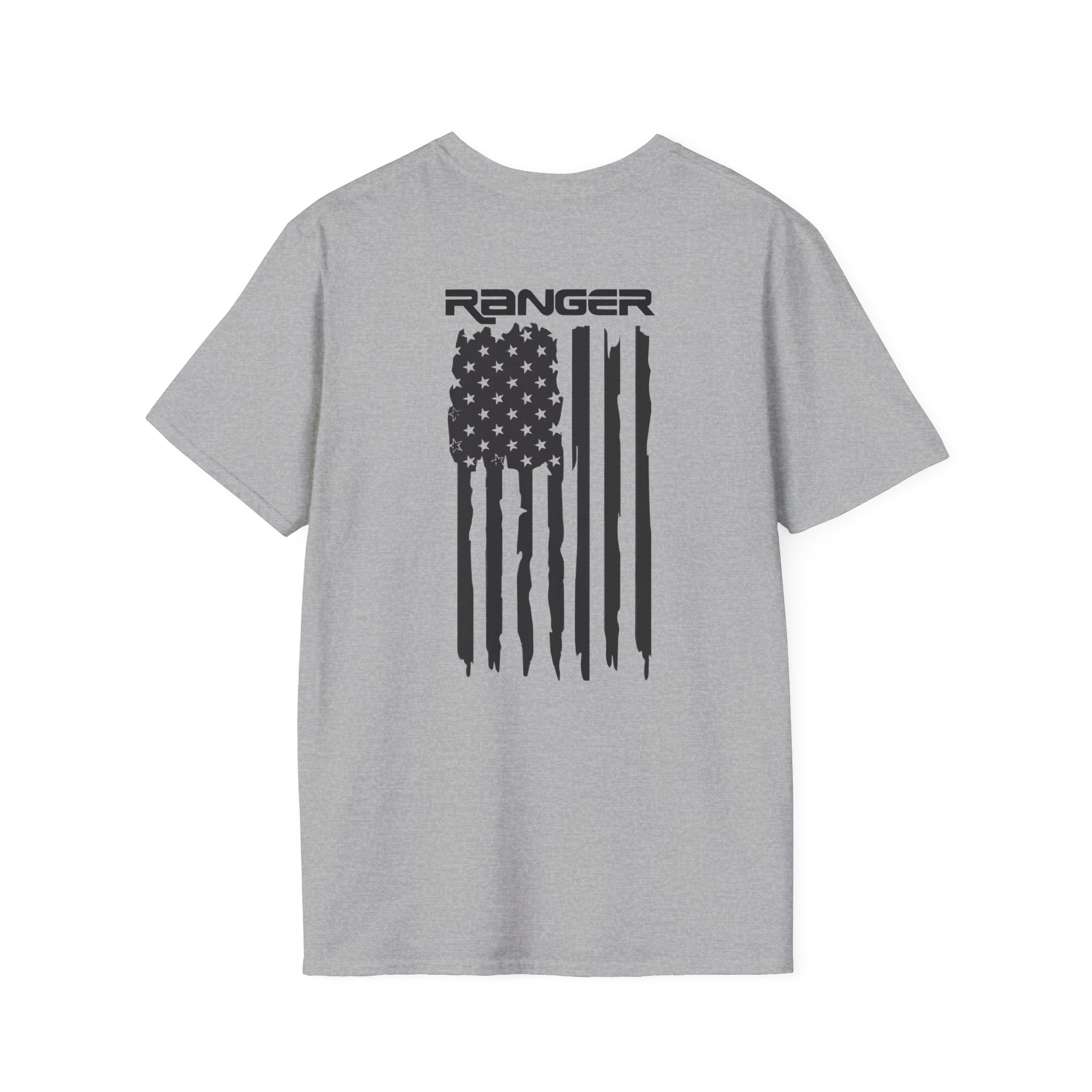 Ranger With Flag Softstyle T-Shirt (Multi Color) - The Ranger Station