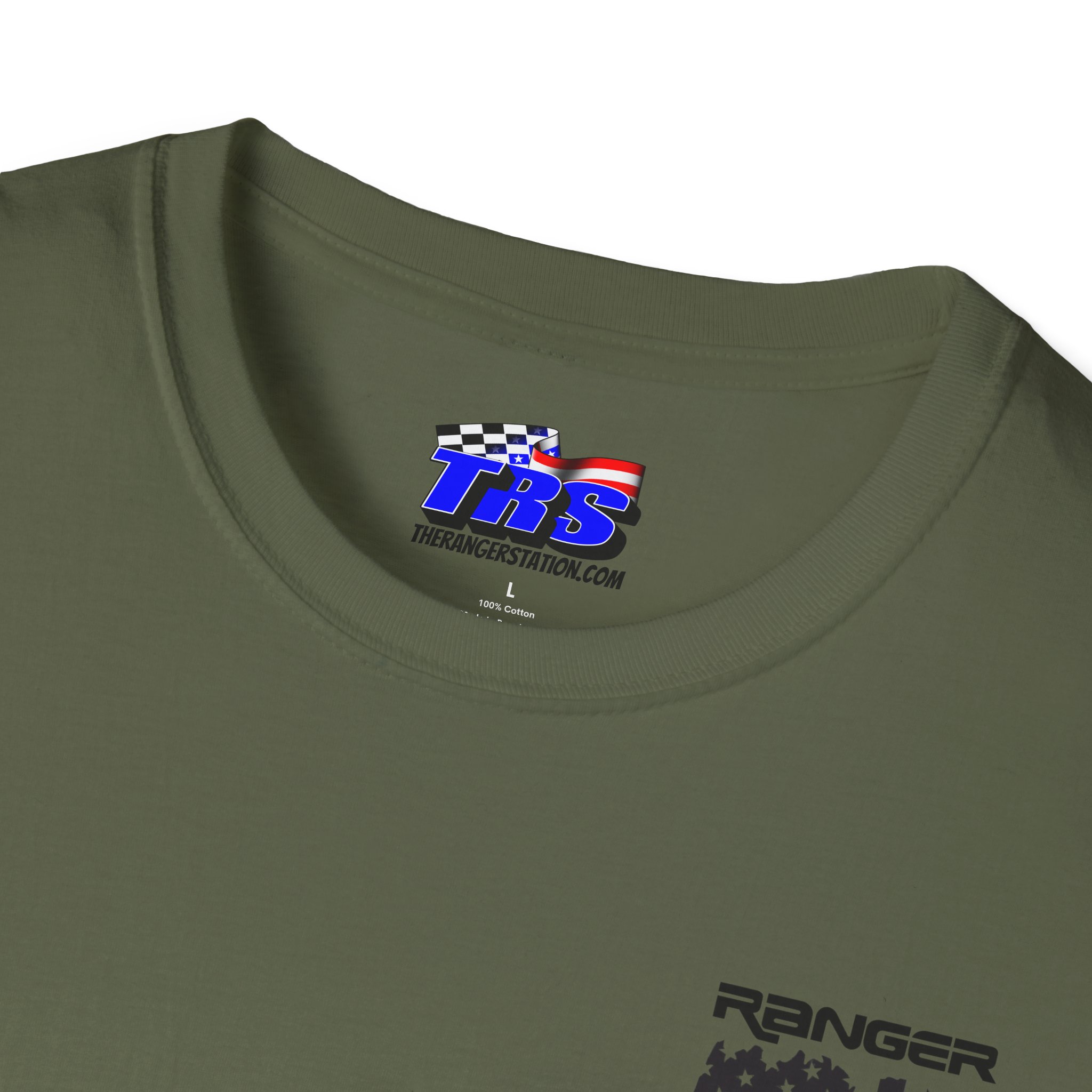 Ranger With Flag Softstyle T-Shirt (Multi Color) - The Ranger Station
