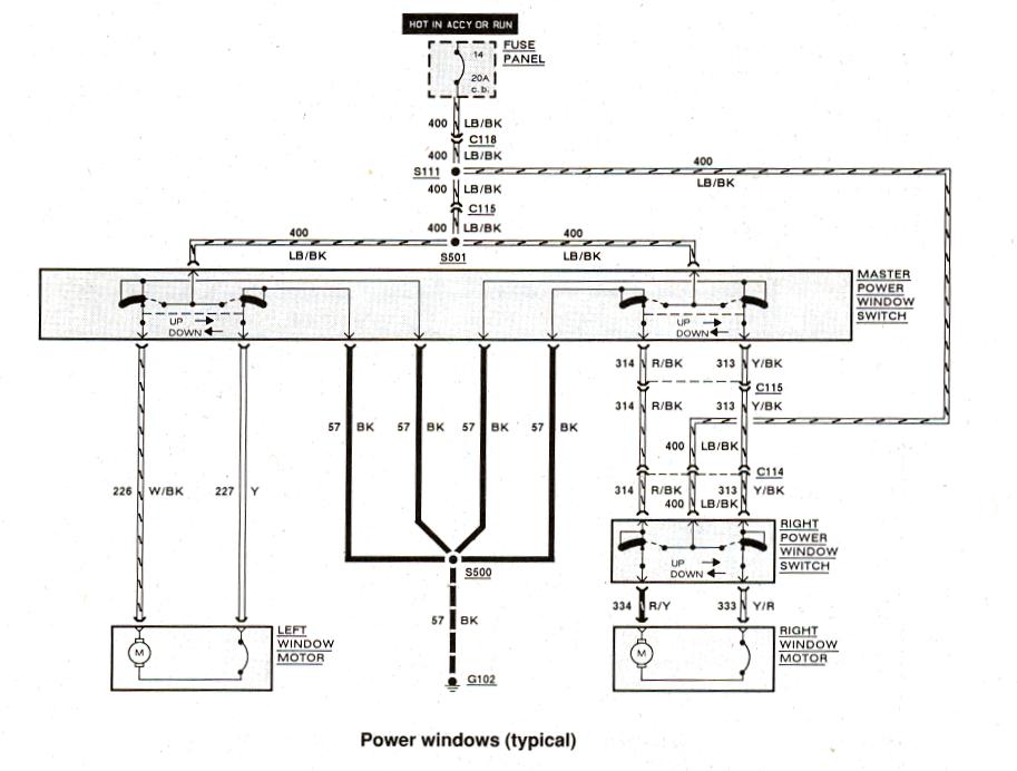 Power Window Wiring Diagram Ford F150 Wiring Diagram
