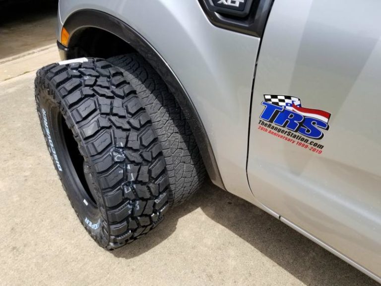 Largest Tire On A 2019 Ford Ranger Without A Lift - The Ranger Station