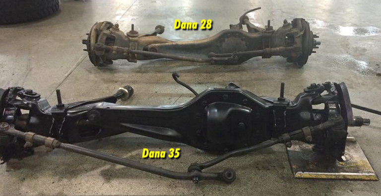 Dana 28 / Dana 35 Axle Swap - The Ranger Station