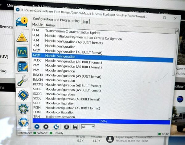 Using FORScan on 2019+ Ford Ranger - The Ranger Station