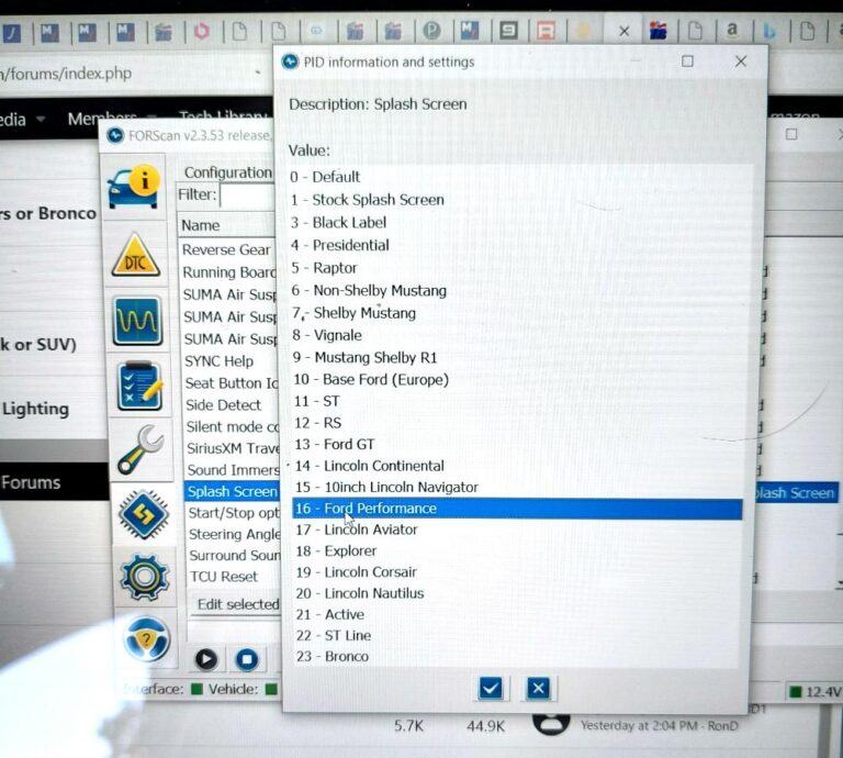 Using FORScan on 2019+ Ford Ranger - The Ranger Station