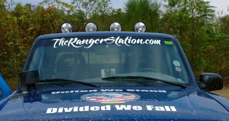 TRS Windshield Banner - Feathergraphy - The Ranger Station