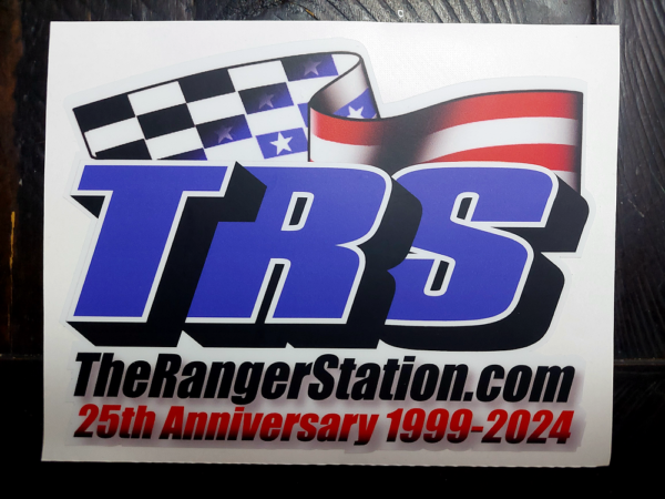 TRS 25th Anniversary 5" x 6.5" Sticker - The Ranger Station