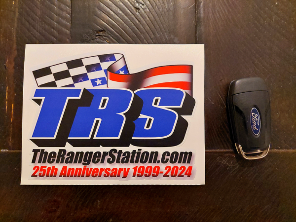 TRS 25th Anniversary 5" x 6.5" Sticker - The Ranger Station