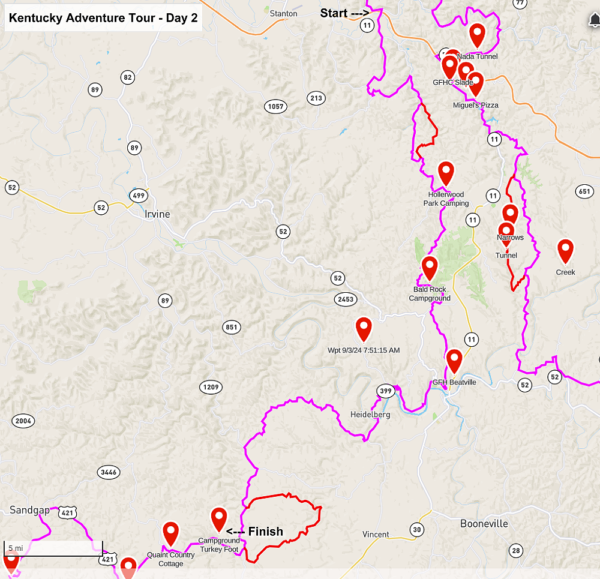 Vagabonds Kentucky Adventure Trail Day Two - The Ranger Station