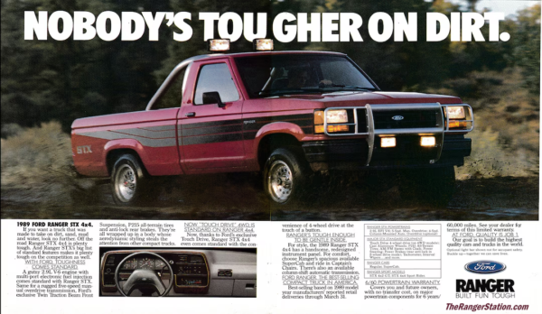 1987-1988 Ford Ranger 'High Rider' STX & '89 'Sport Rider' STX - The ...