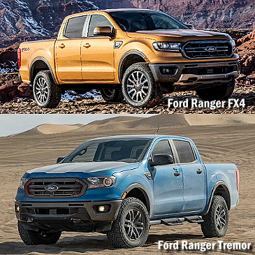 What's The Difference Between The Ford Ranger FX4 & Tremor - The Ranger ...
