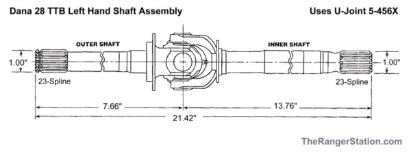 Ford Ranger 4x4 Front Axles 1983-1997 - The Ranger Station